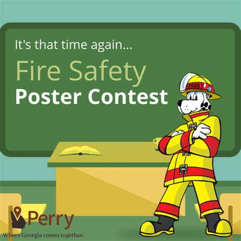Fire Safety Poster Contest 2021 Accepting Applications City Of Perry