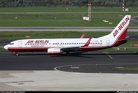 D ABAG Air Berlin Boeing 737 86J WL Photo by Björn Wylezich ID