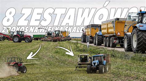 DYM NA PÓŁ WSI Cięcie Zgrabianie Zbiór na jedynym polu