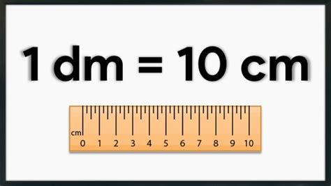 1 cm bằng bao nhiêu dm Đổi từ cm sang dm như nào