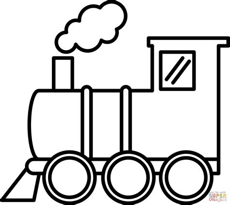 Dibujo De Locomotora De Vapor Para Colorear Dibujos Para Colorear