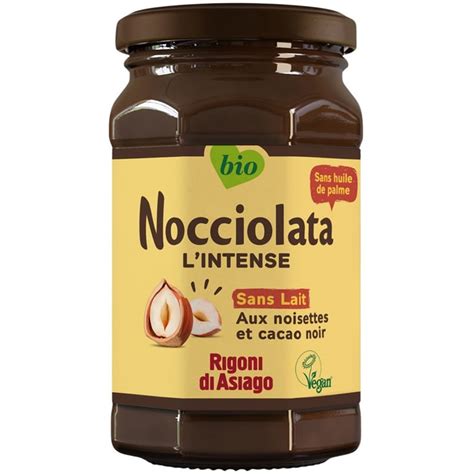 Nocciolata P Te Tartiner Au Cacao Et Noisettes Sans Lait Bio