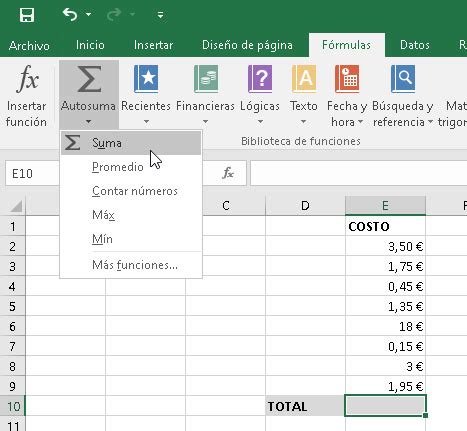 Como Sumar Celdas Y Columnas En Excel Plantillasoffice Net