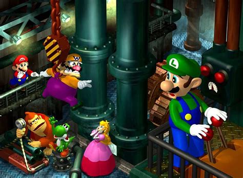 Super Mario Super Mario Princess Peach Luigi Waluigi Toad