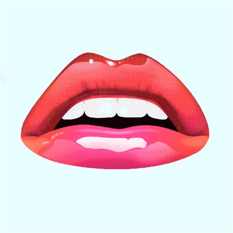 The Best Animated Glue Lips References