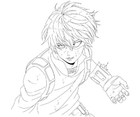 35 Desenhos Do Todoroki Para Imprimir E Colorir Pintar
