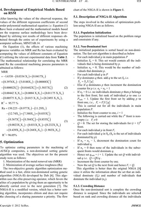 optimization of ecm process parameters using nsga ii