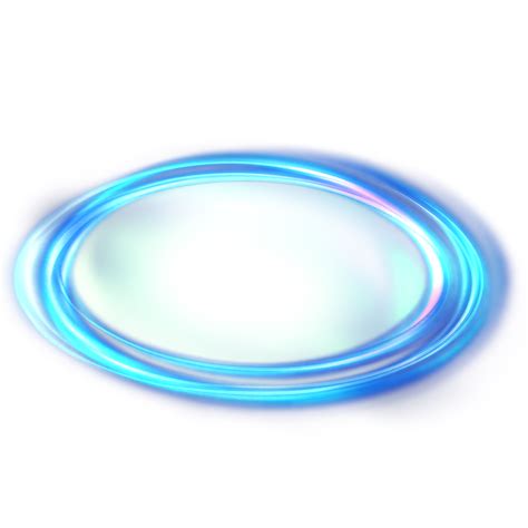 Glow Blue Light Effect Png