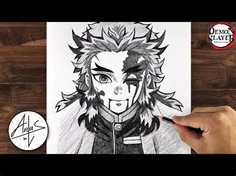 How To Draw RENGOKU From Demon Slayer Drawing Anime Tutorial For