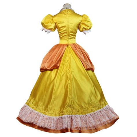 Super Mario Princess Daisy Cosplay Costume Winkcosplay