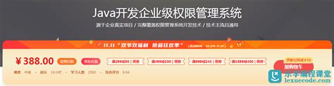 java开发企业级权限管理系统 网盘下载
