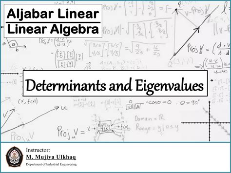 linear algebra determinants and eigenvalues ppt