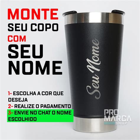 Copo Térmico seu NOME personalizado BEAR THERMAL ORIGINAL LEIA O