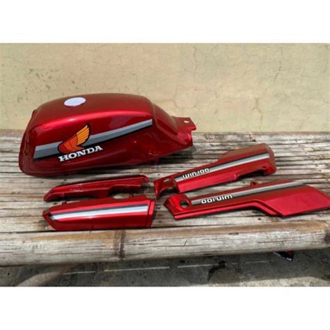 Jual BODY SET TANGKI MERAH HONDA WIN 100 BODI SET TANGKI HONDA WIN 100
