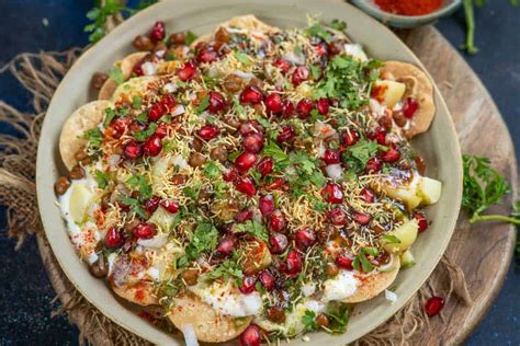 Indian Street Style Dahi Papdi Chaat Recipe Papri Chaat Video