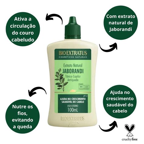 Tônico Capilar Antiqueda Bio Extratus Jaborandi 100ml Teruya