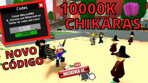 NOVO CODIGO 10K DE CHIKARAS NO ANIME FIGHTING SIMULATOR YouTube