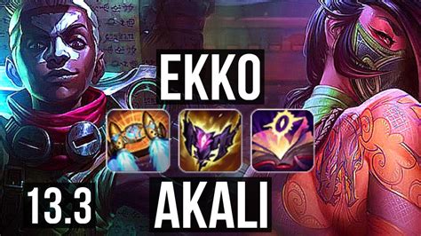 Ekko Vs Akali Mid Games M Mastery Legendary