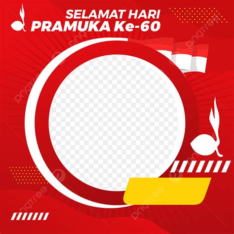 Twibbon Pramuka Vector Border Frame 60th Gerakan Twibbon Pramuka