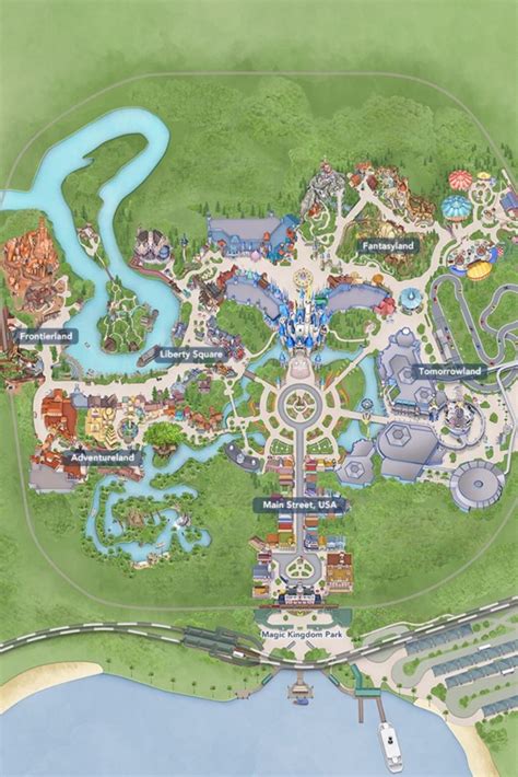 Magic Kingdom Adventureland Map