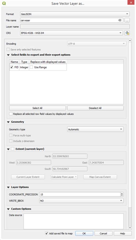 How To Export Shapefile To GeoJSON With WGS 84 Pseudo Mercator In QGIS