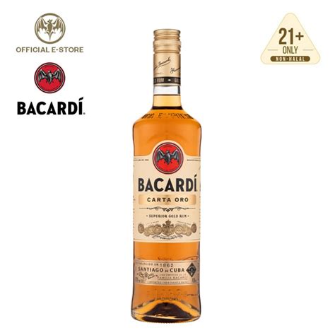 Bacardi Carta Oro Gold Rum 750ml Shopee Malaysia