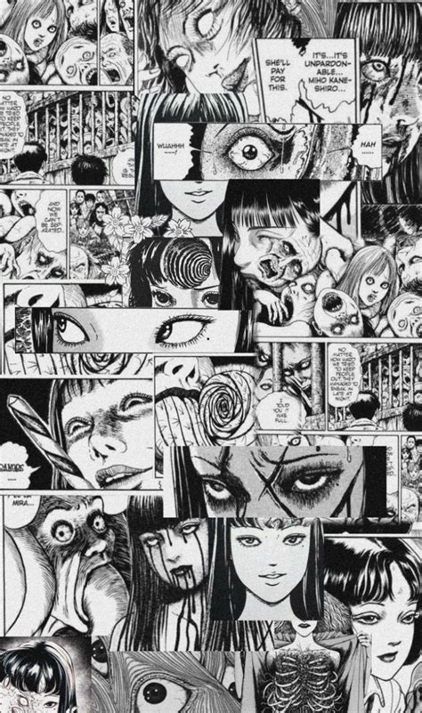 Junji Ito Anime Wall Art Junji Ito Japanese Horror