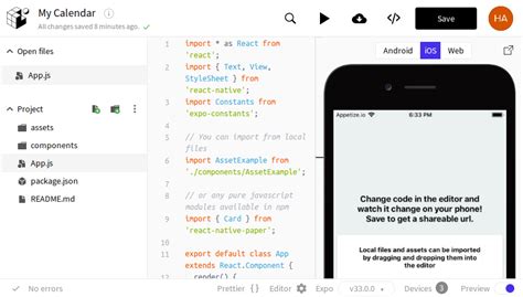 React Native Calendar Simple Steps To Create This Component