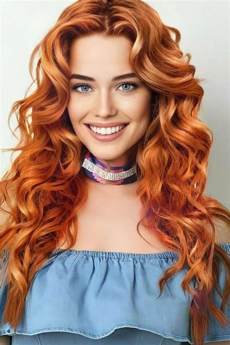 Pin By Caminante77 On Beauty Face App In 2022 Beautiful Women Pictures Hair Color Orange