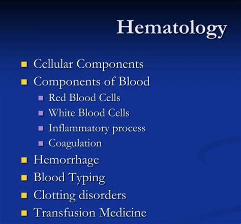 Hematology Review Flashcards Quizlet