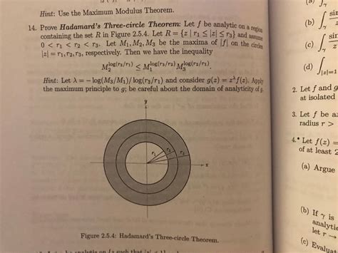 solved sin hint use the maximum modulus theorem 14 prove