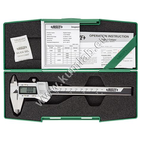 Suwmiarka cyfrowa z metalową obudową 150mm Insize 1114 150AW