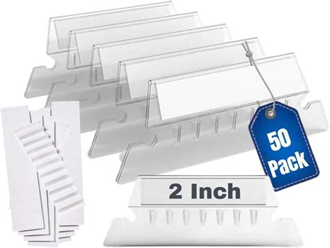 Amazon 1InTheOffice File Folder Tabs And Inserts Plastic Clear