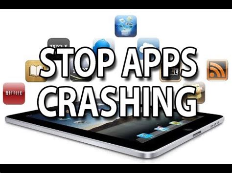 Stop Apps Crashing Iphone Ipad Ipod Touch Prevent Apps Crashing
