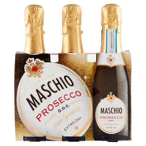 Cantine Maschio Prosecco D O C Vino Spumante Extra Dry 3 X 20 Cl