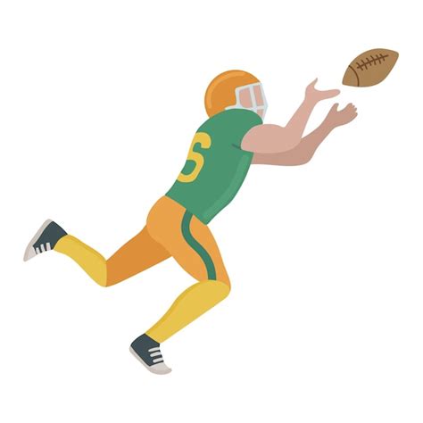 Premium Vector Wide Receiver Icon Clipart Avatar Logotype Isolated