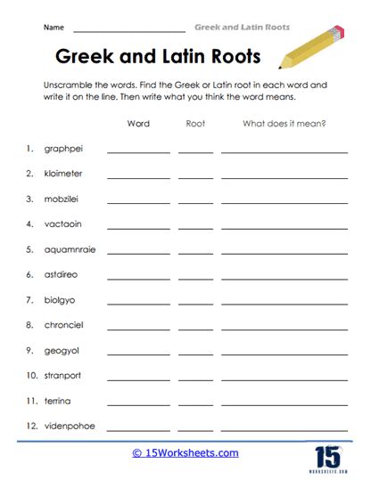 Root Words Interactive Exercise Live Worksheets Worksheets Library