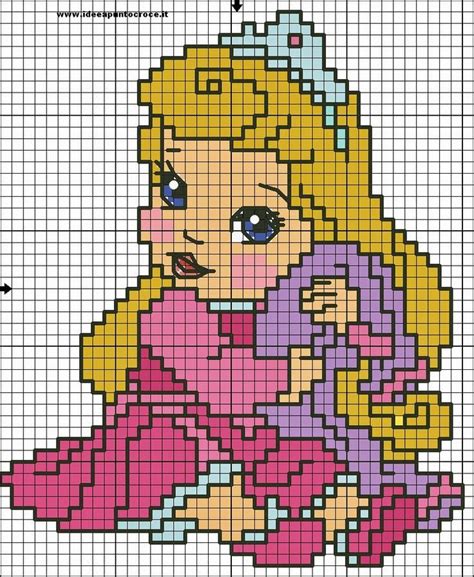 Meus Gráficos De Ponto Cruz Disney Princesas Baby em Ponto Cruz 2
