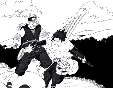 Deidara Akatsuki Vs Sasuke