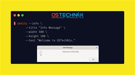 zenity create gui dialog boxes in bash scripts ostechnix