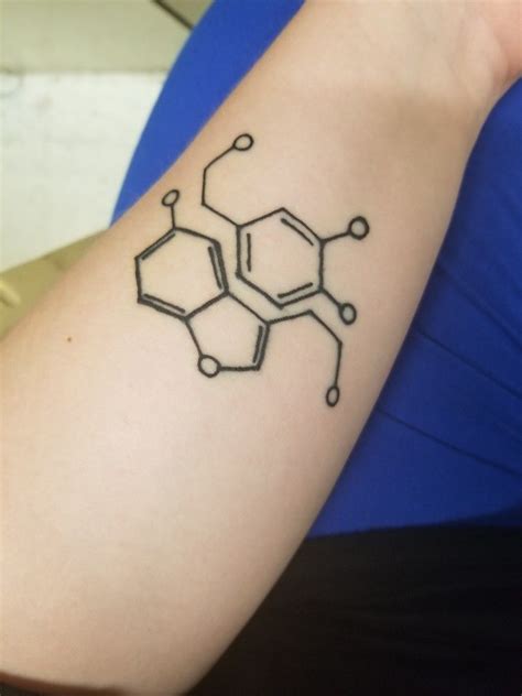 Dopamine Serotonin Tattoo