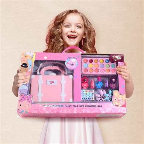 30 peças laváveis crianças maquiagem kit meninas portátil set SPBE