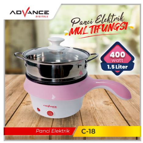 Jual ADVANCE Panci Listrik 1 5L Serbaguna Multifungsi Electric Panci