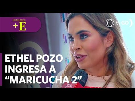 Ethel Pozo vuelve a la actuación en Maricucha 2 Más Espectáculos