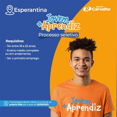 R Carvalho Abre Sele O Para Jovem Aprendiz No Norte Do Piau Saiba