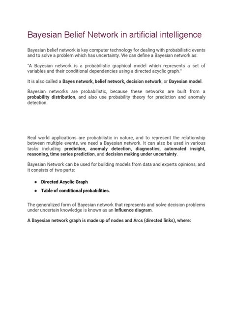 bayesian networks pdf bayesian network cognition