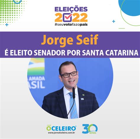 Jorge Seif do PL é eleito senador em SC Jornal O Celeiro