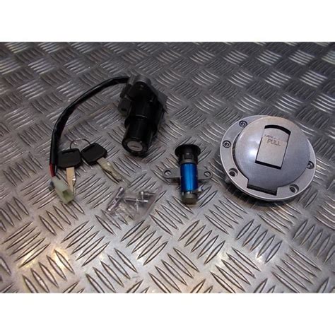 Kit Neiman Contacteur Cle Serrure Selle Bouchon Essence Moto Yamaha
