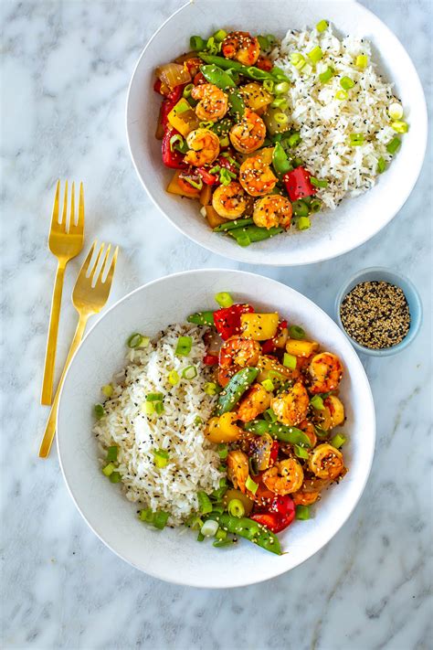 Honey Garlic Shrimp Stir Fry Quick Easy The Girl On Bloor