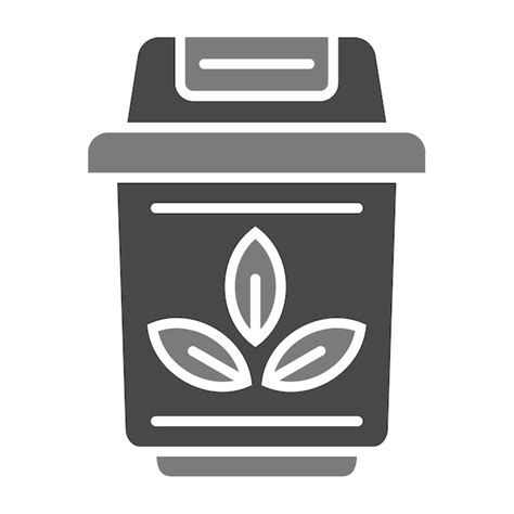 Cone Da Lixeira De Reciclagem Vetor Premium